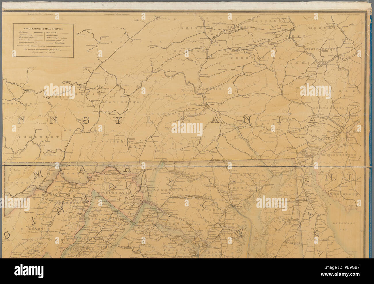 Post route map hi-res stock photography and images - Alamy