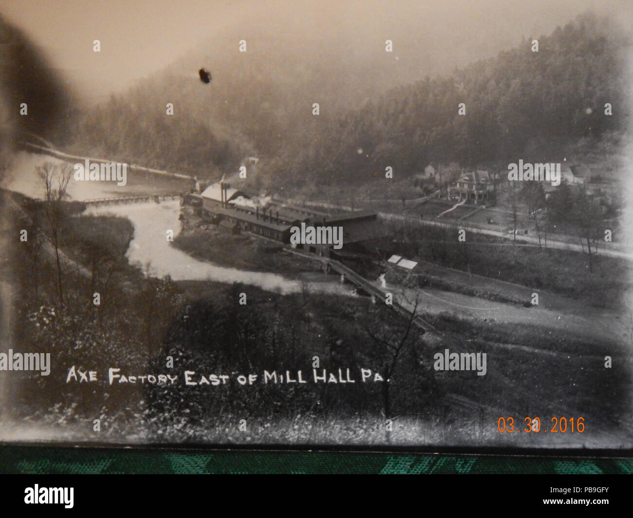 . English: View of Mann Edge Tool, Mill Hall (ca. 1910). circa 1910 ...