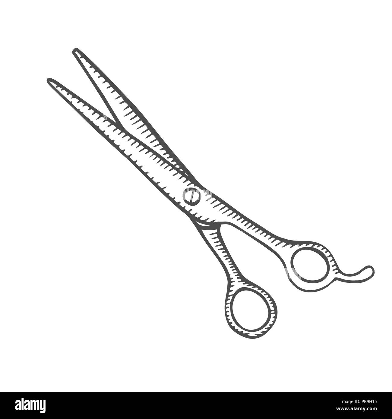Scissors Drawing Simple