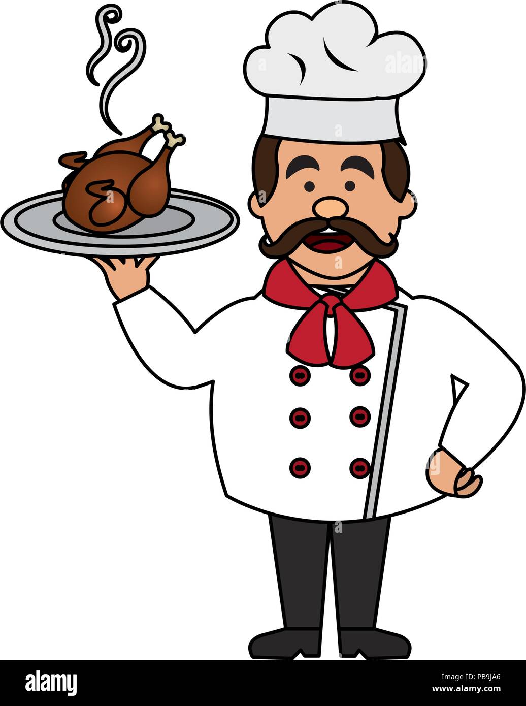 Italian chicken Stock Vector Images - Alamy