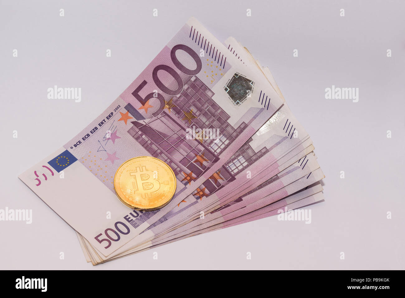 500 euro money european currency stack hi-res stock photography and ...