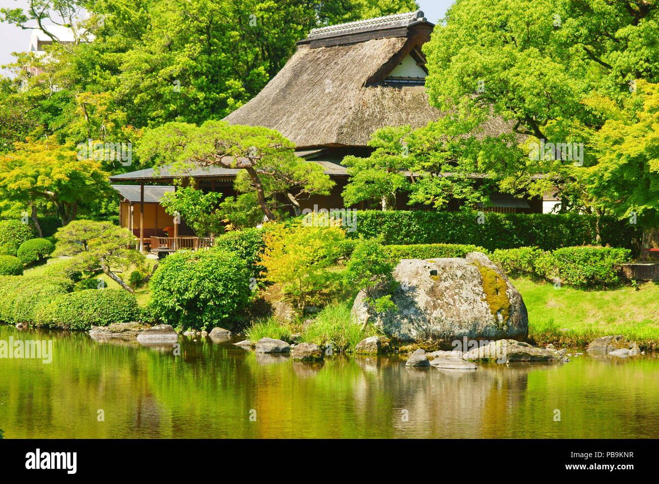 Traditional Japanese Old House Stock Photo - Alamy