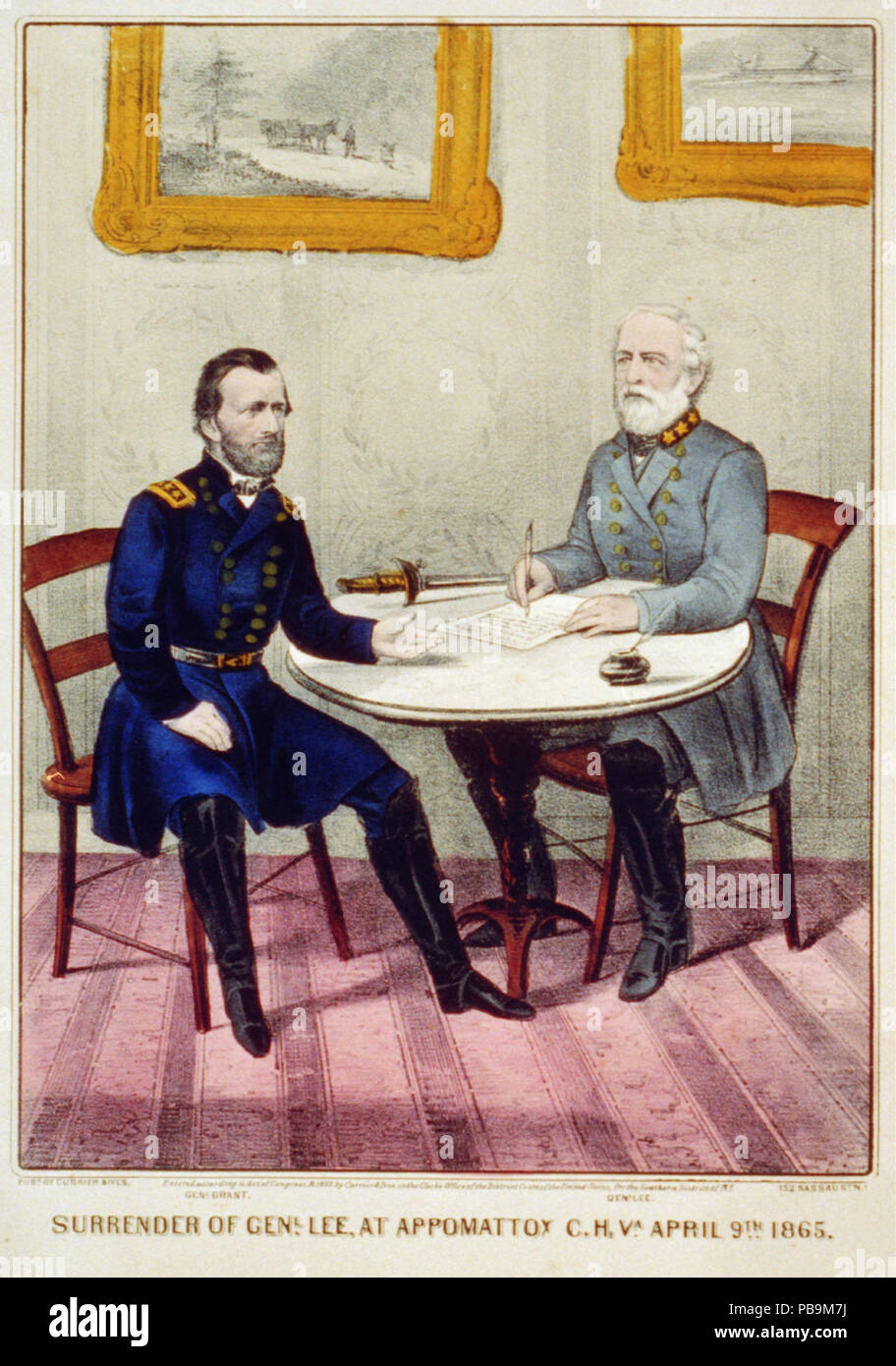 Surrender at appomattox court house hi-res stock photography and images ...