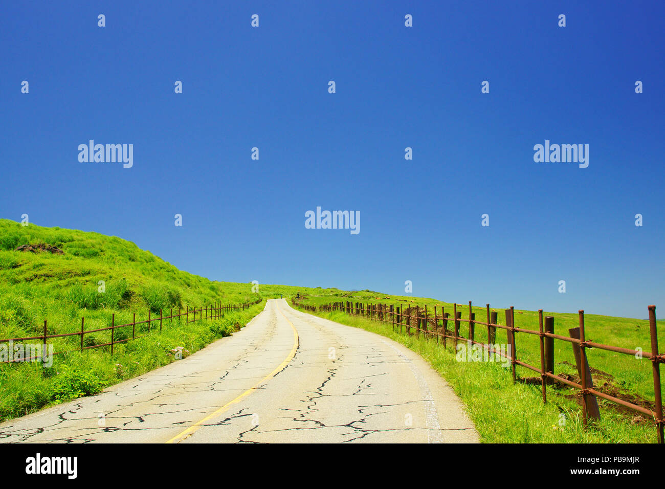 Aso Panorama line, Kumamoto Prefecture, Japan Stock Photo - Alamy