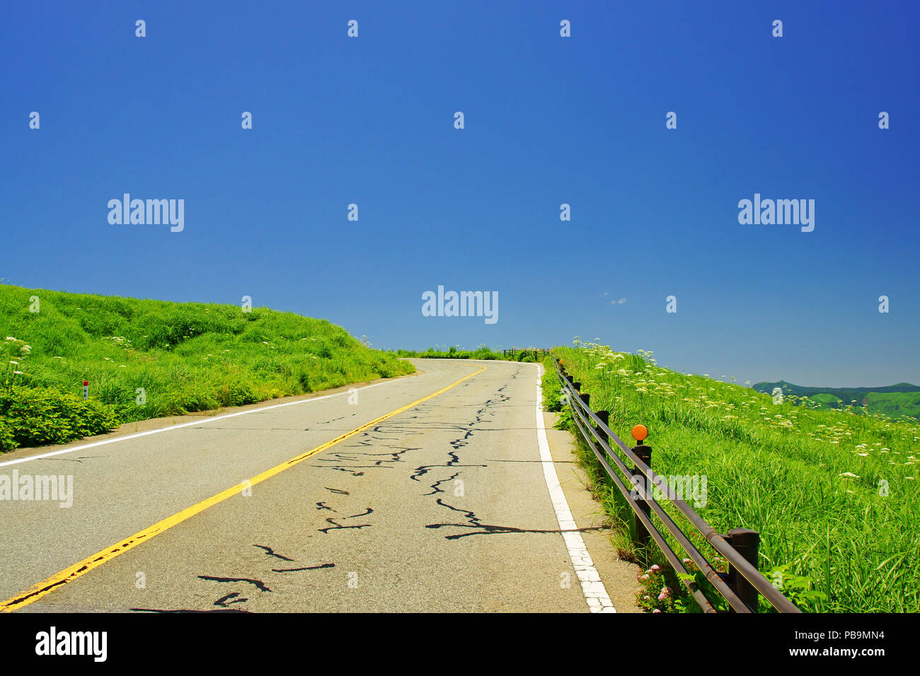 Aso Panorama line, Kumamoto Prefecture, Japan Stock Photo - Alamy