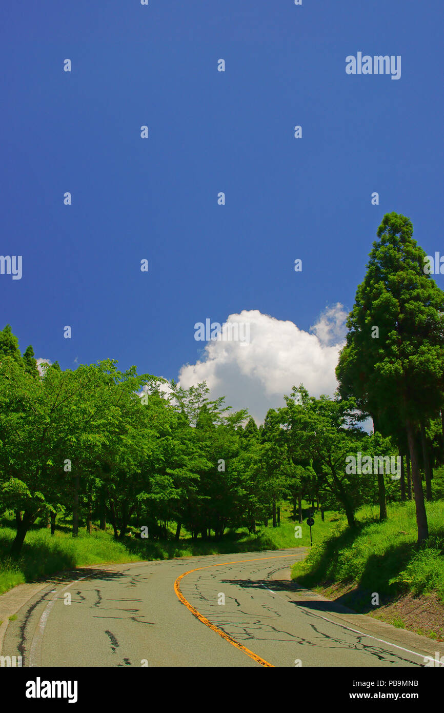 Aso Panorama line, Kumamoto Prefecture, Japan Stock Photo - Alamy
