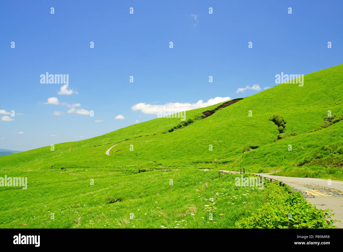 Aso Panorama line, Kumamoto Prefecture, Japan Stock Photo - Alamy
