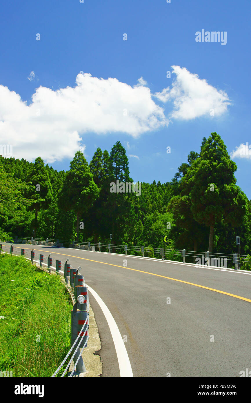 Aso Panorama line, Kumamoto Prefecture, Japan Stock Photo - Alamy