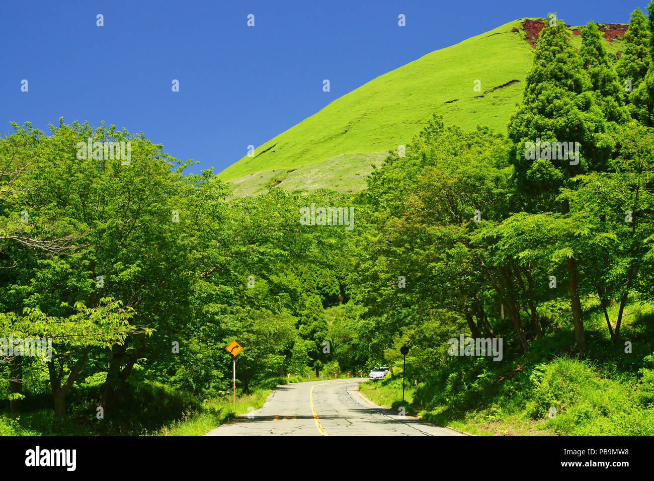 Aso Panorama line, Kumamoto Prefecture, Japan Stock Photo - Alamy
