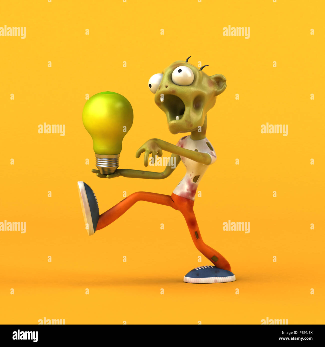 Zombie fun cartoon character light hi-res stock photography and images ...
