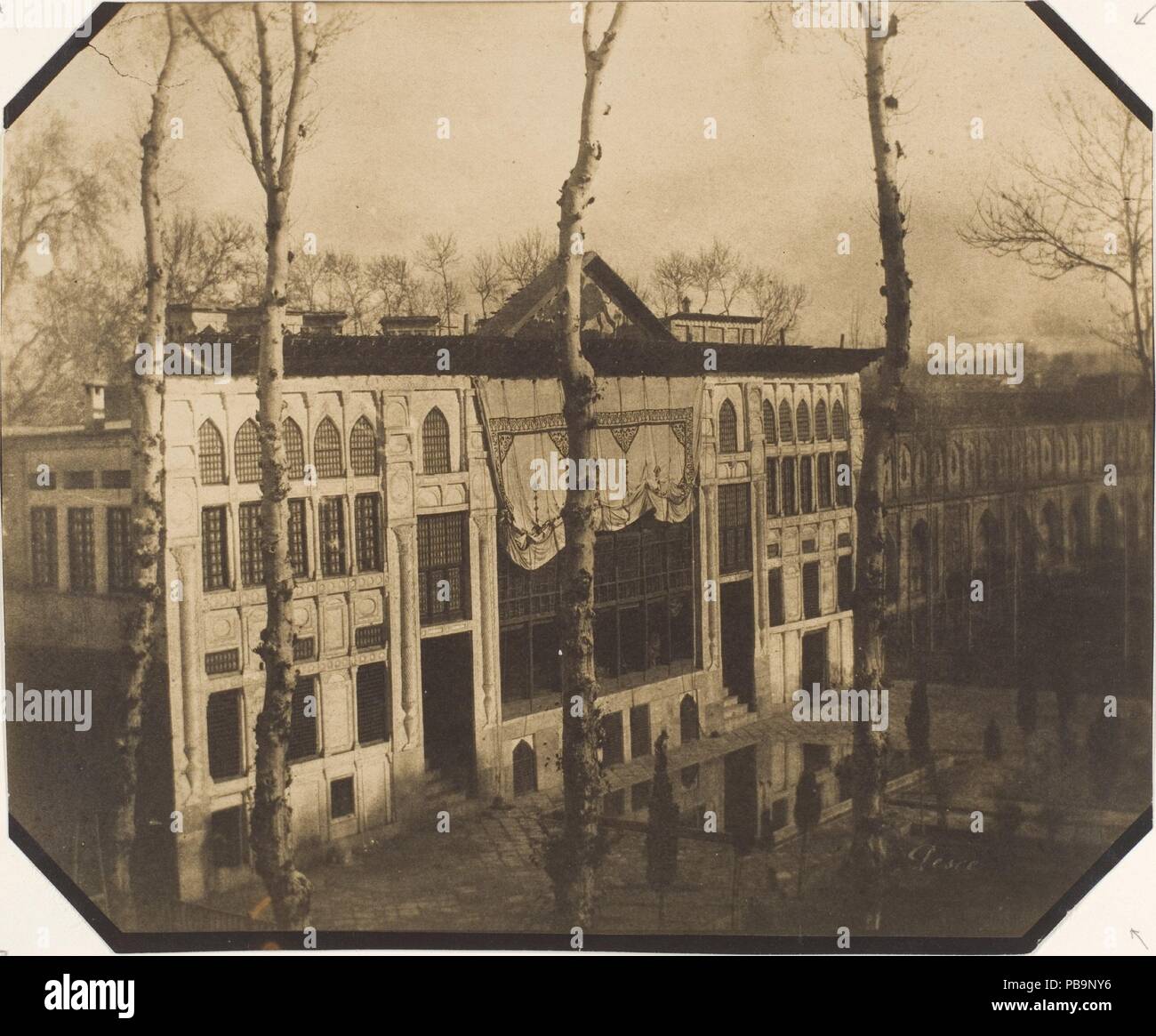 [Palace of the Shah]. Artist: Luigi Pesce (Italian, 1818-1891). Date ...