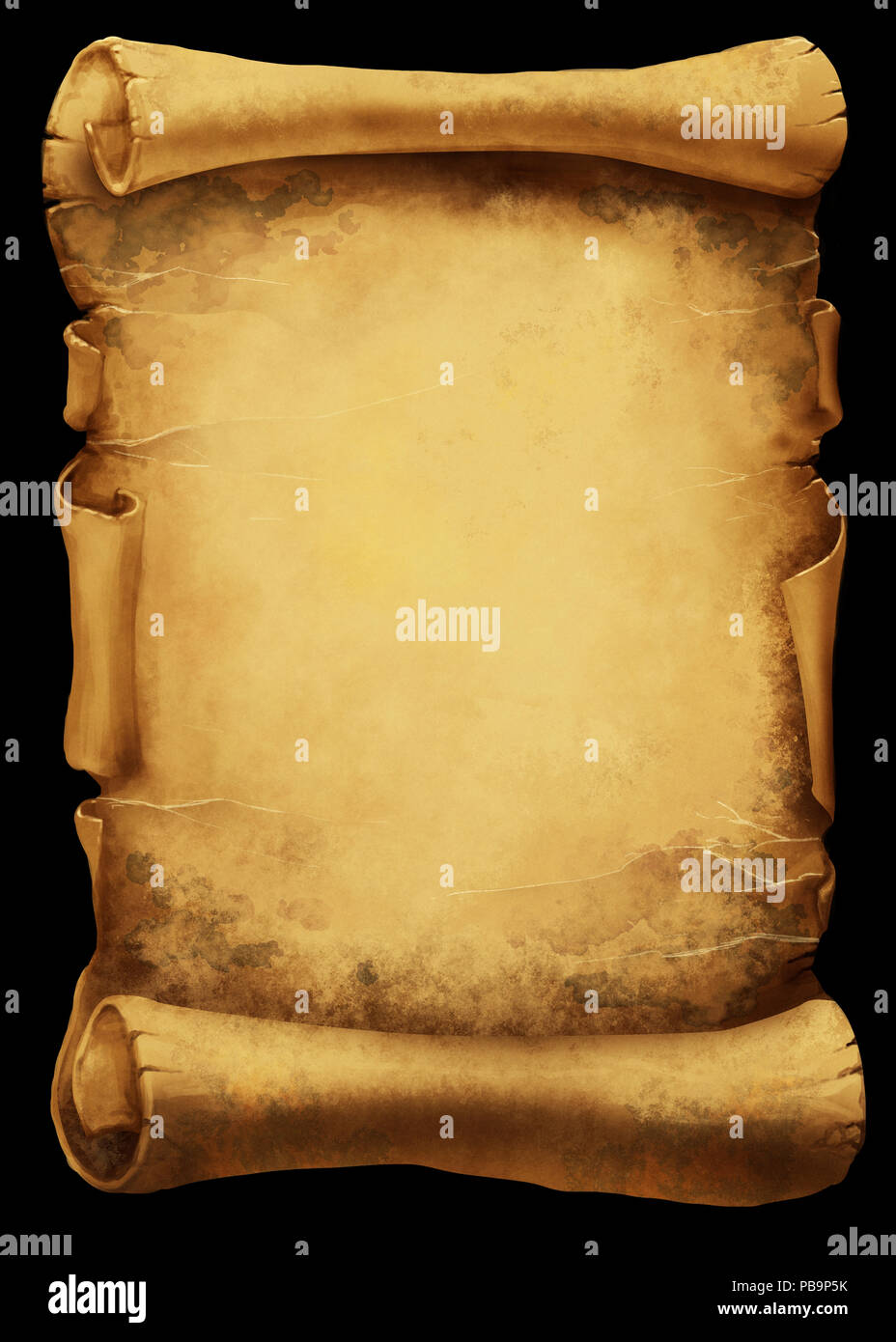 Old parchment illustration Stock Photo - Alamy