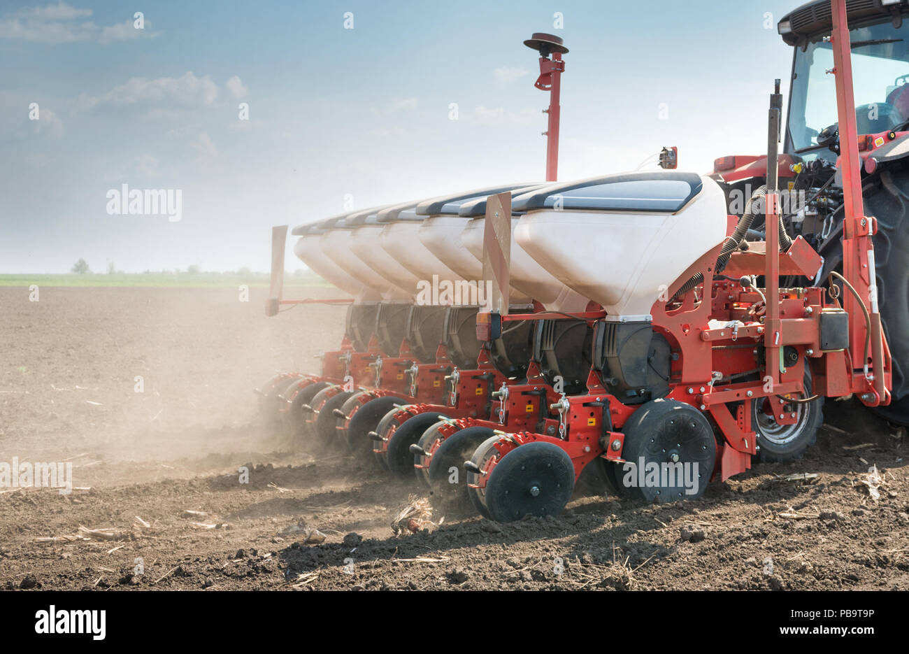wheat sowing in the spring Stock Photo - Alamy