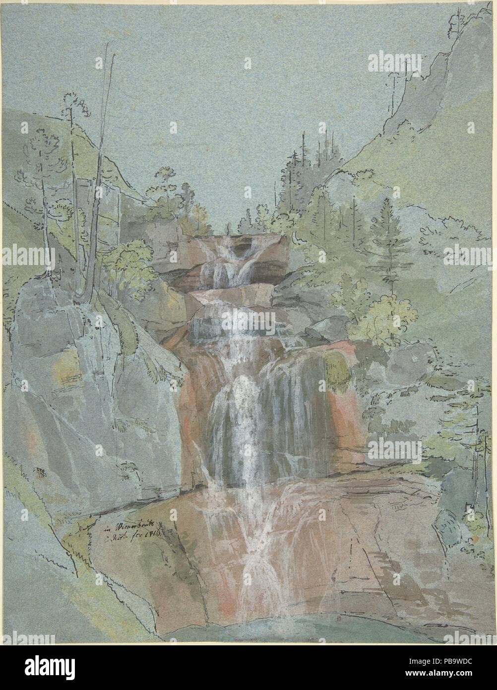 Landscape with a Waterfall. Artist: Johann Christoph Rist (German ...