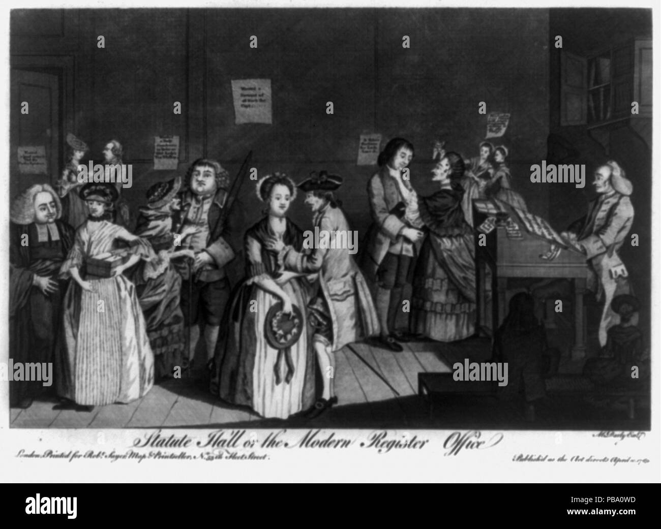 1571 Statute Hall, or The Modern Register Office LCCN2002715348 Stock ...