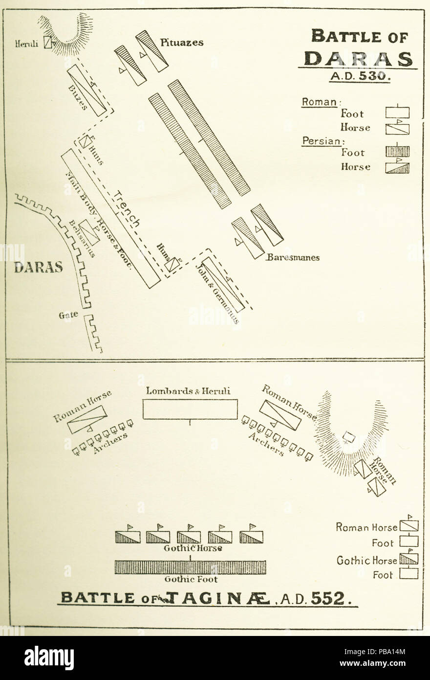 Battle of Daras Map Stock Photo - Alamy