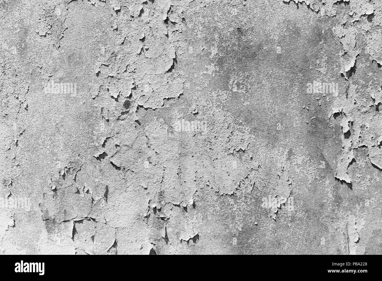 old grunge dirty wall peeling paint white color texture background ...