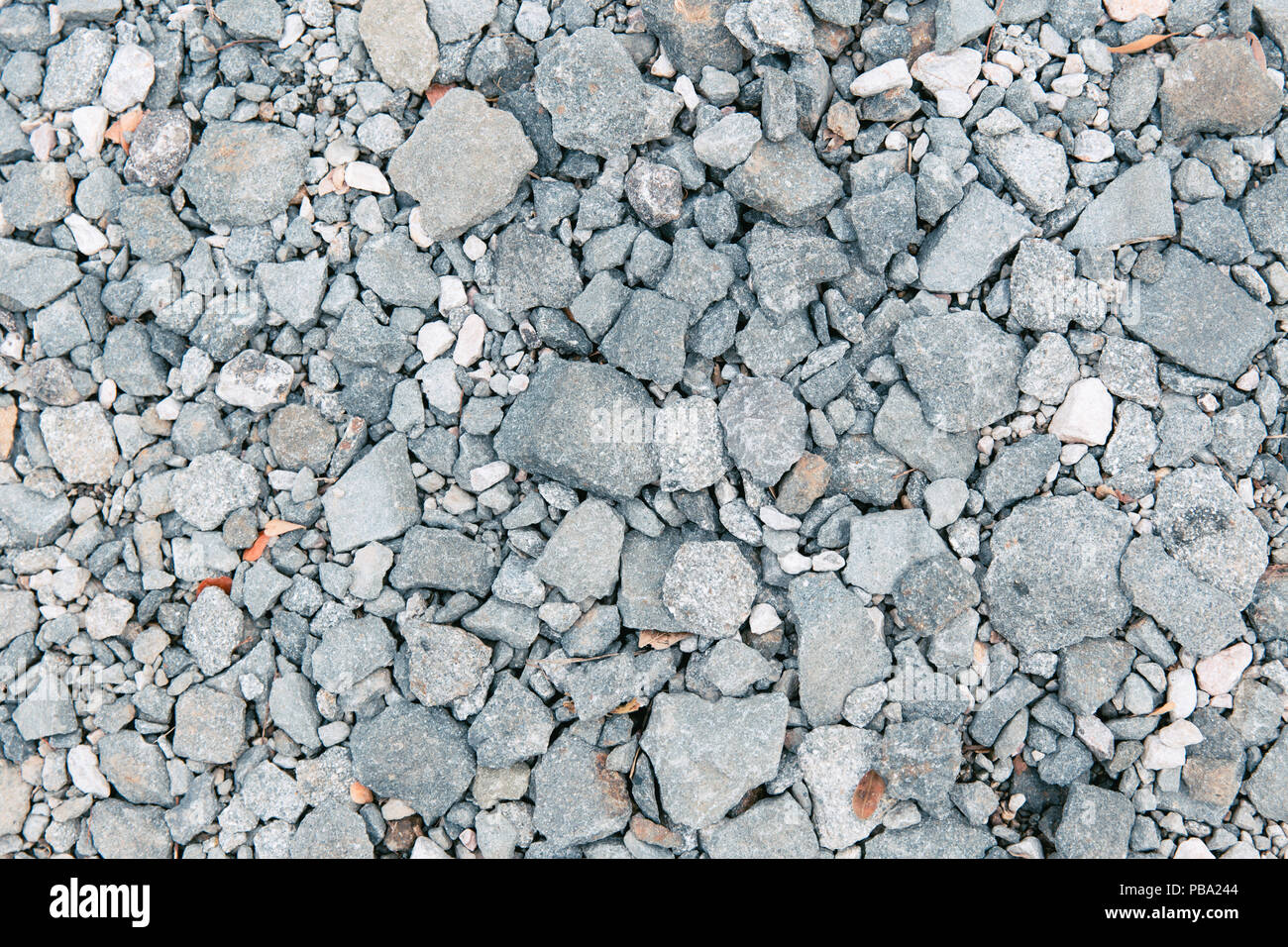 Gray Crushed stone rock road texture pattern for nature background ...