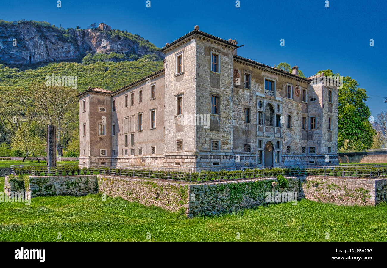 The "Albere Palace" ( Palazzo delle Albere). A remarkable example of a ...