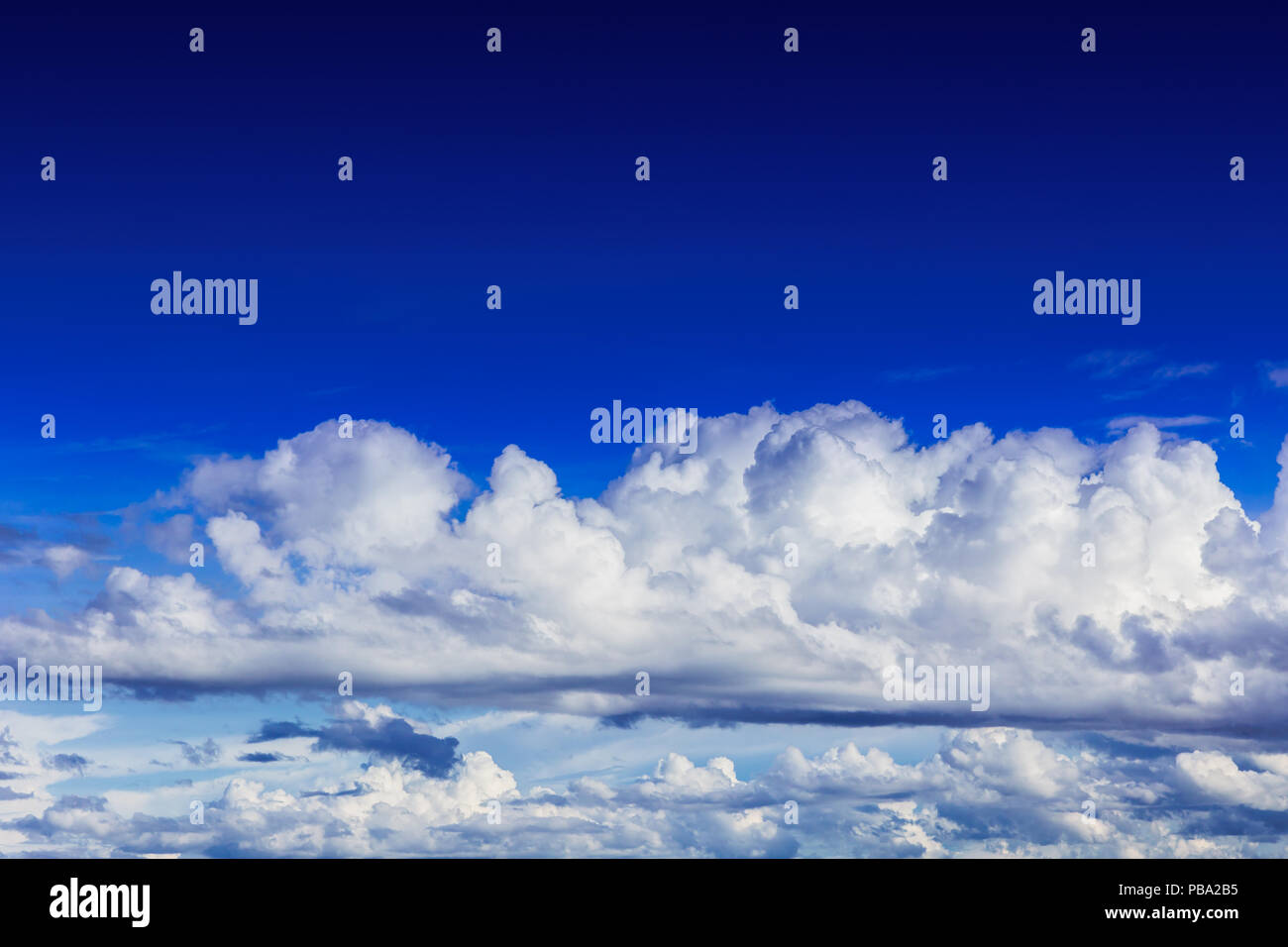 beautiful deep blue sky cloud with clear space for text Stock Photo - Alamy