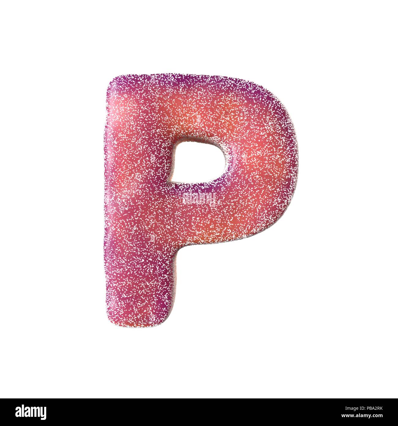 Red sour candy letter P Isolated on white background Stock Photo - Alamy