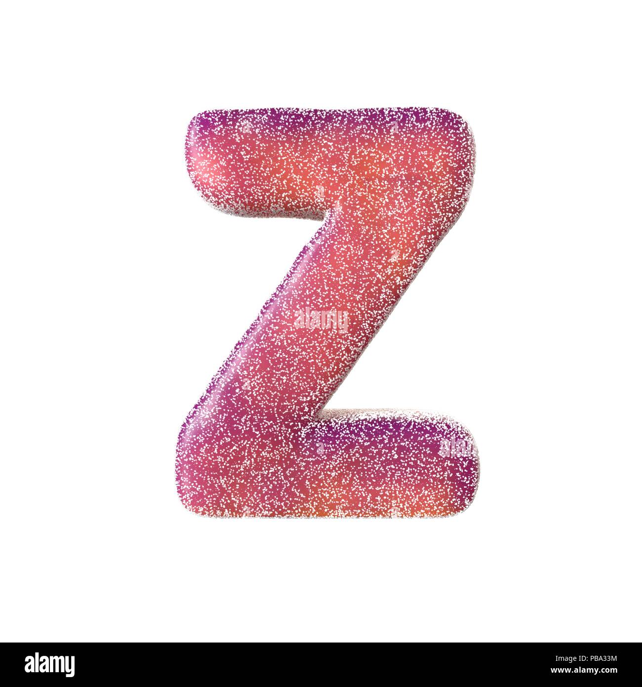 Red sour candy letter Z Isolated on white background Stock Photo - Alamy