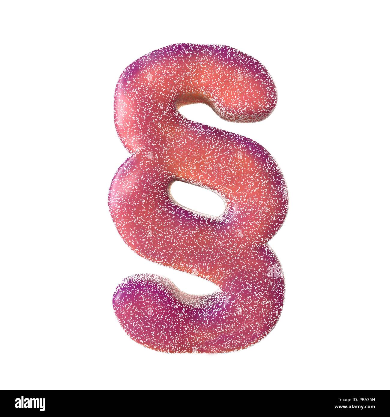 Red sour candy paragraph Isolated on white background Stock Photo - Alamy