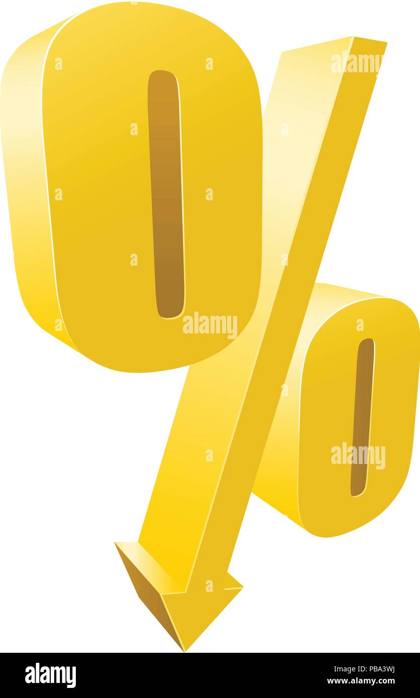 Percentage yellow symbol - 3d discount sign Stock Vector Image & Art ...