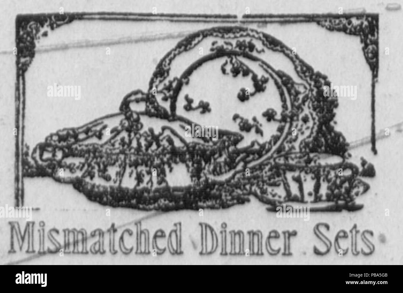 19th century dinner table Black and White Stock Photos & Images - Alamy