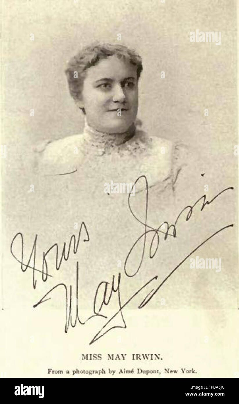 1049 Miss May Irwin of The Irwin Sisters Stock Photo - Alamy