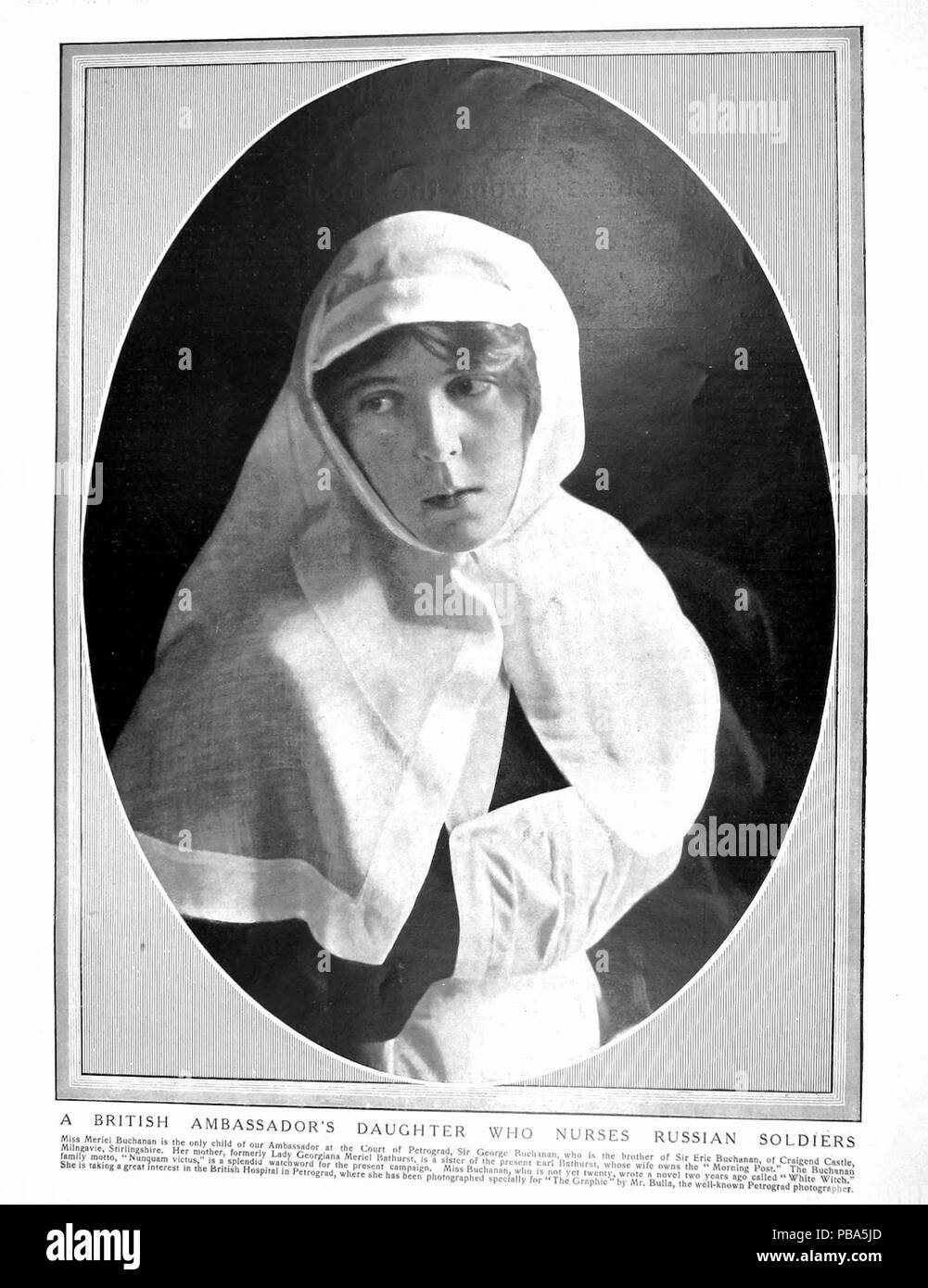 1049 Miss Meriel Buchanan in The Graphic, c1916, by Mr Bulla of ...