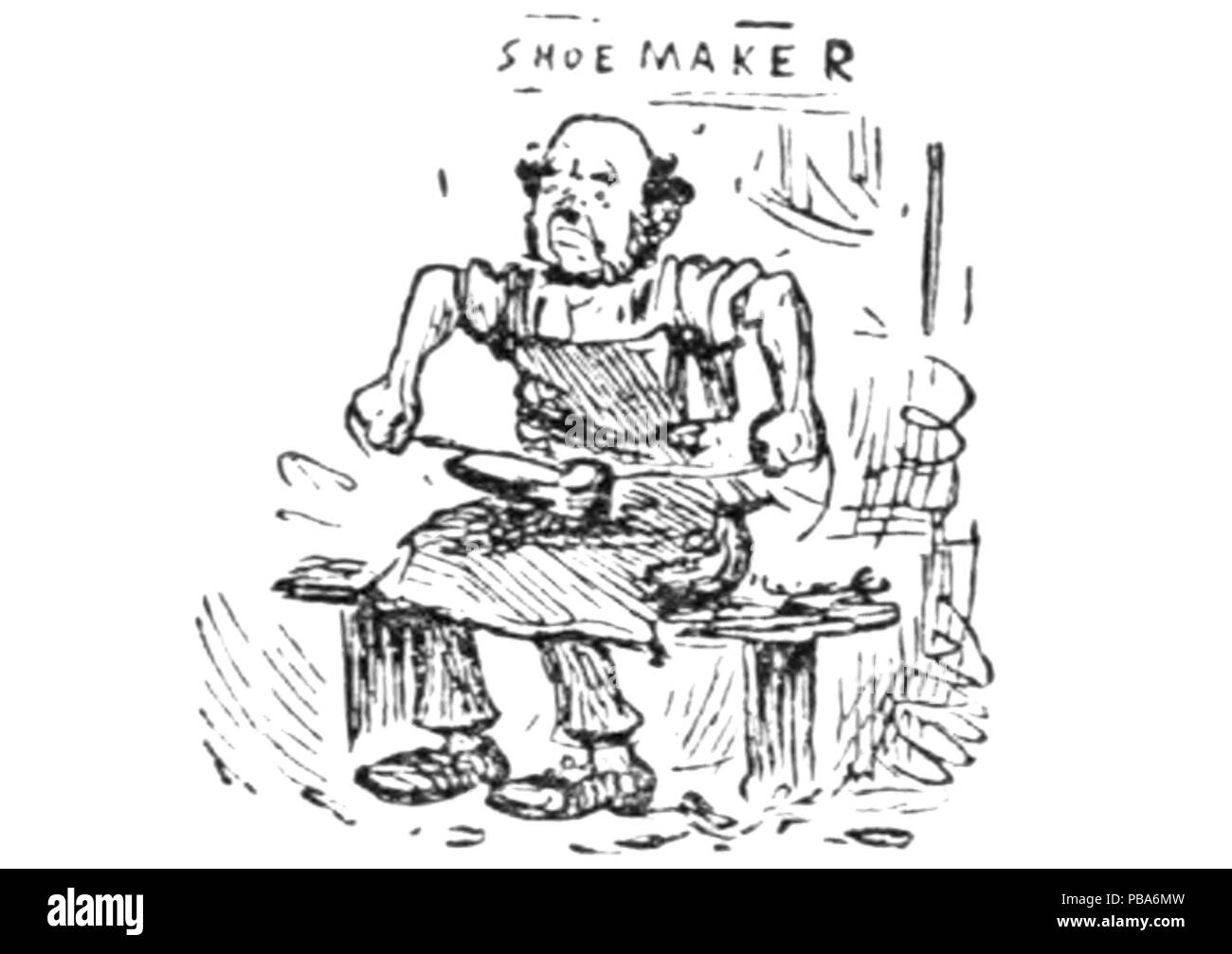 19th century cartoon illustrated illustration mr punch hi-res stock ...
