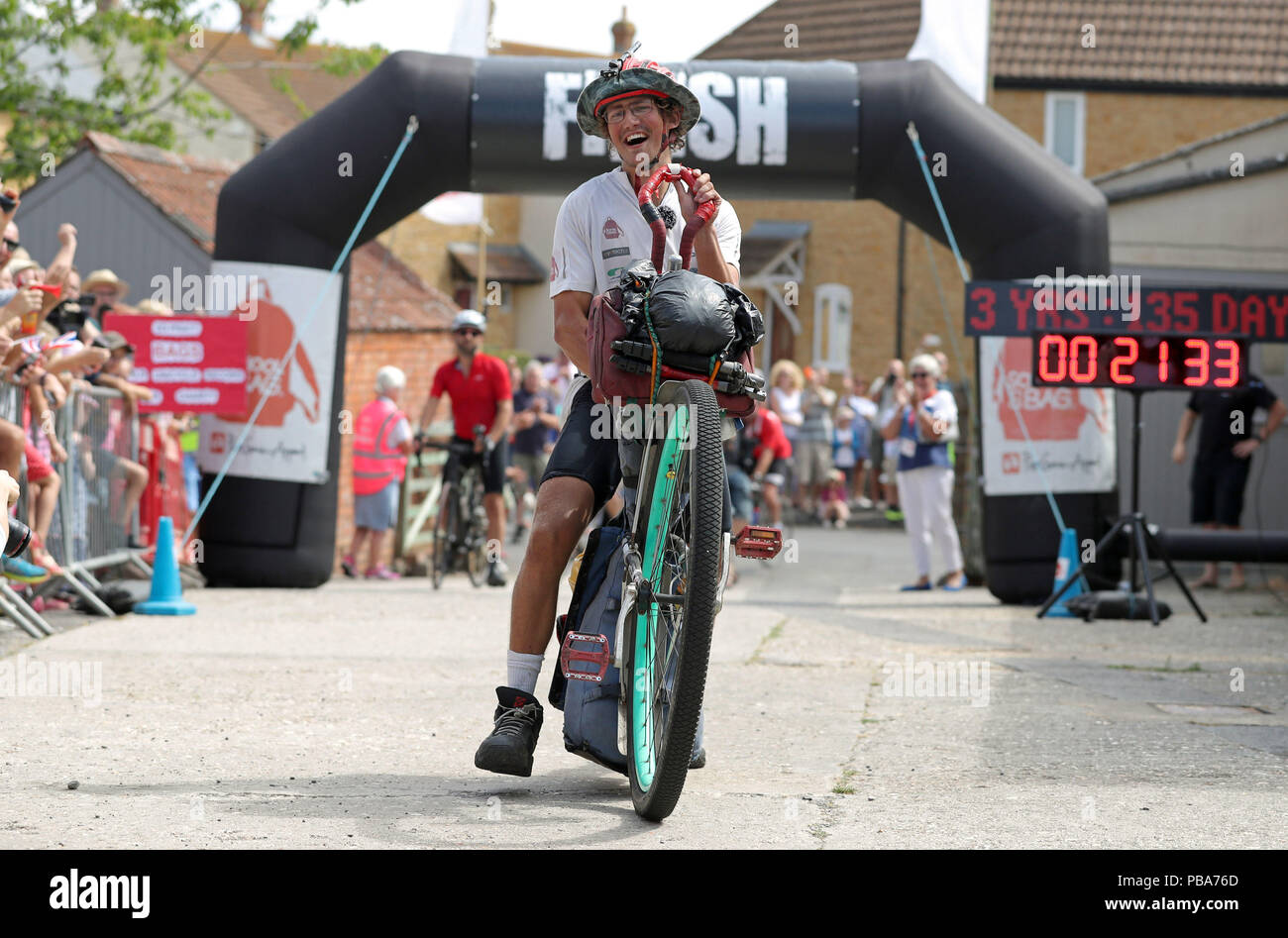 Ed Pratt, 22, returns home to Somerset after three years having ...
