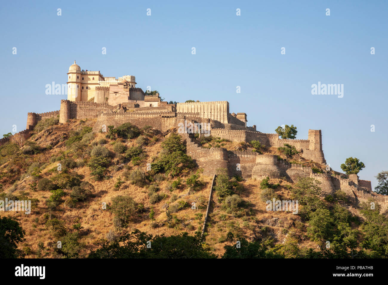 Kumbhal Hill Fort in Udaipur, India Stock Photo - Alamy