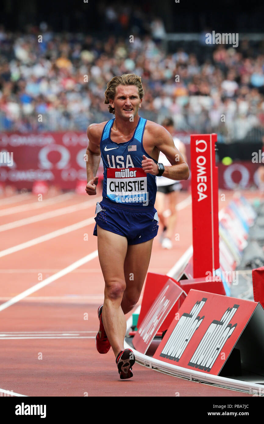 Nick CHRISTIE (United States of America) competing in the Men's 3000m ...