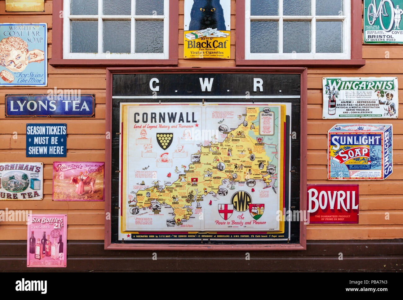 Old railway signs hi-res stock photography and images - Alamy