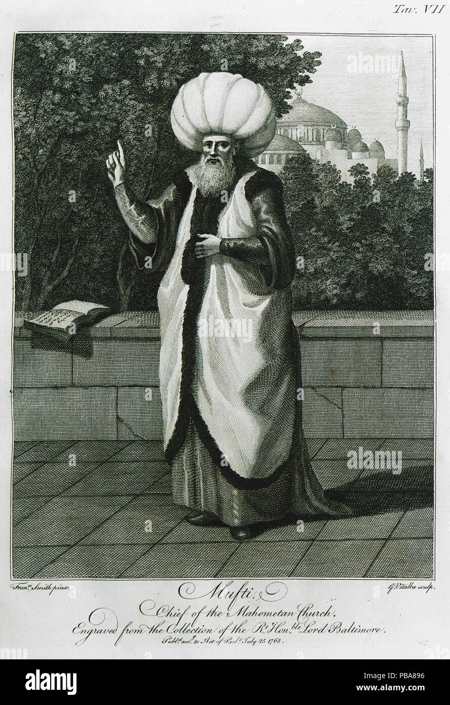 1070 Mufti Chief of the Mahometan Church - Calvert Frederick (baron ...