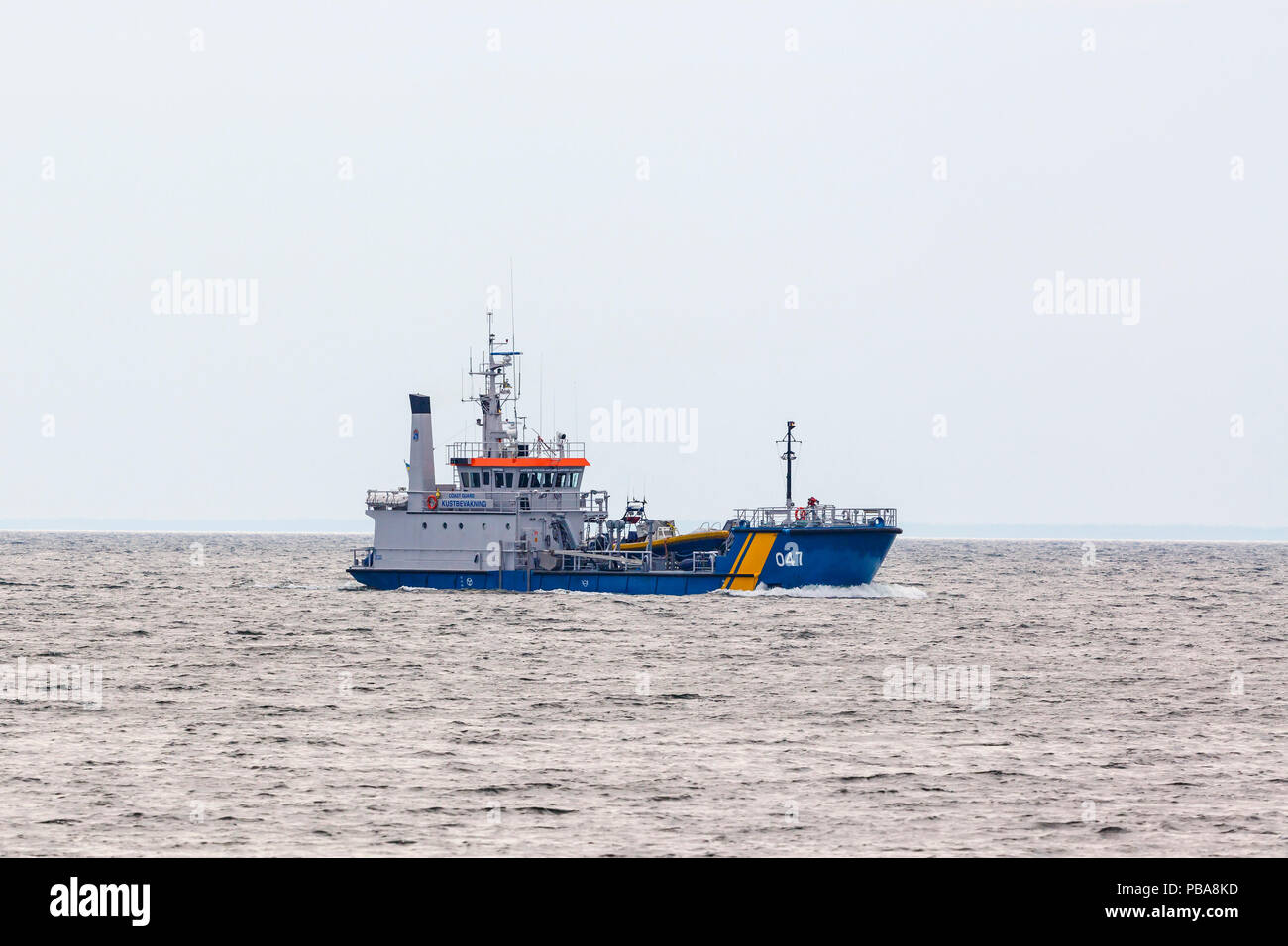 Swedish Coast Guard ship on the sea Stock Photo - Alamy
