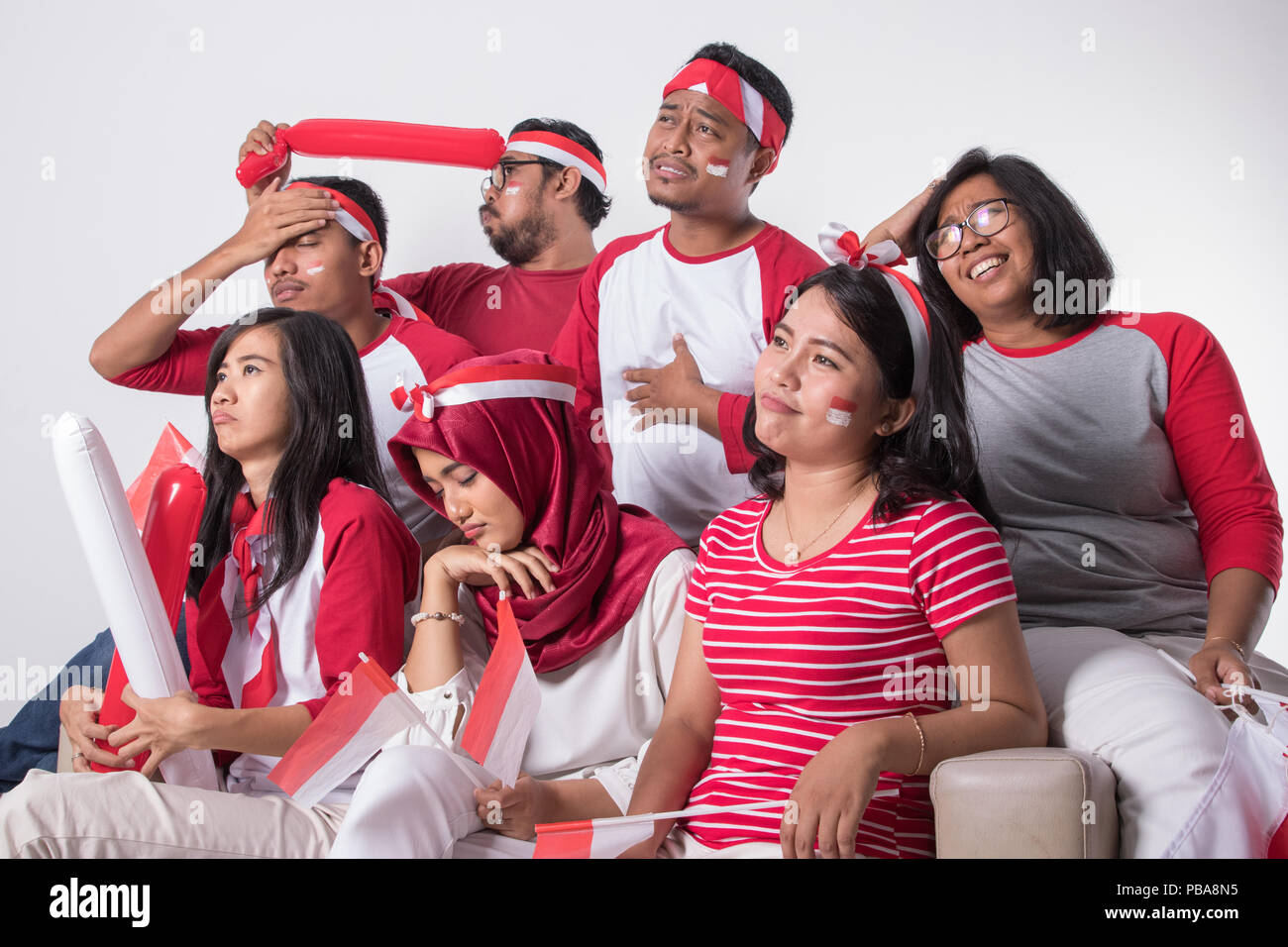 sad supporter lose the match Stock Photo - Alamy