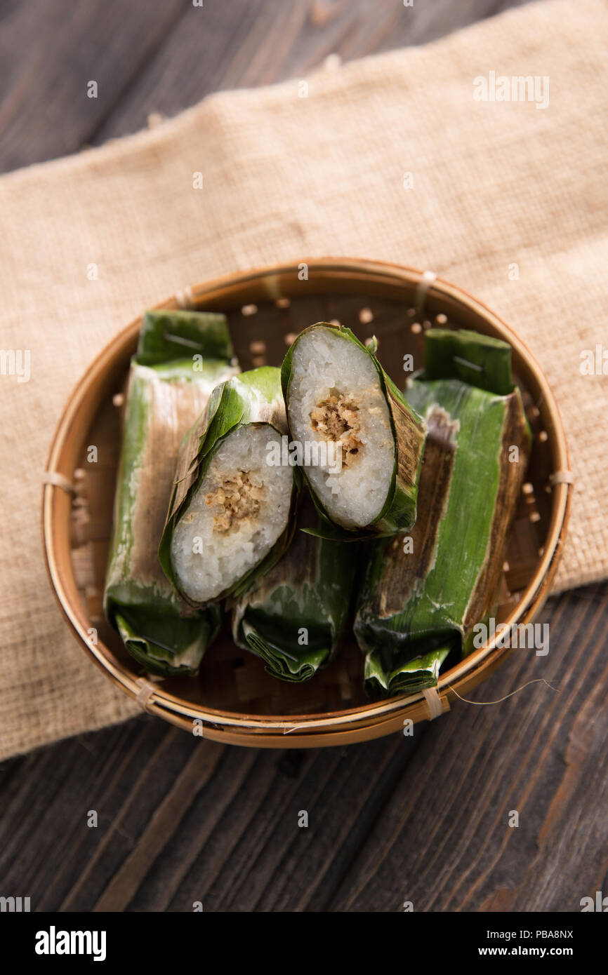 traditional indonesian dishes lemper Stock Photo - Alamy