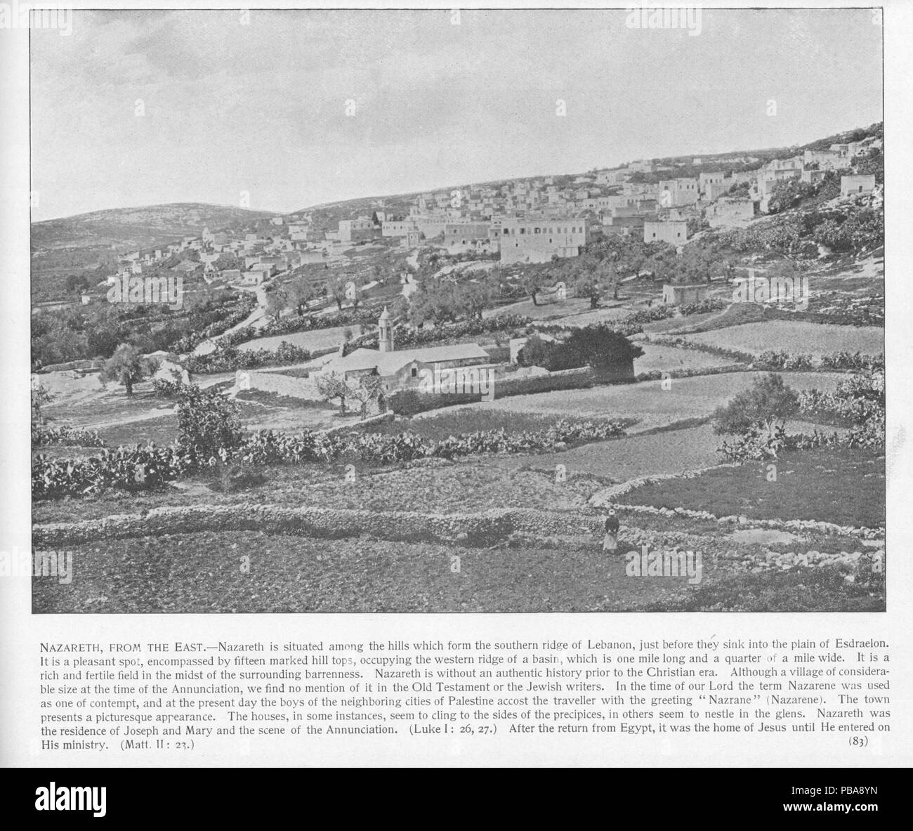 1085 Nazareth. View from the West, 83.Holy land photographed. Daniel B ...