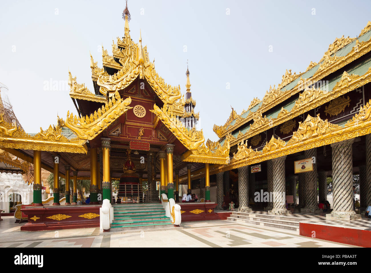 Shwedagon Pagoda Interior