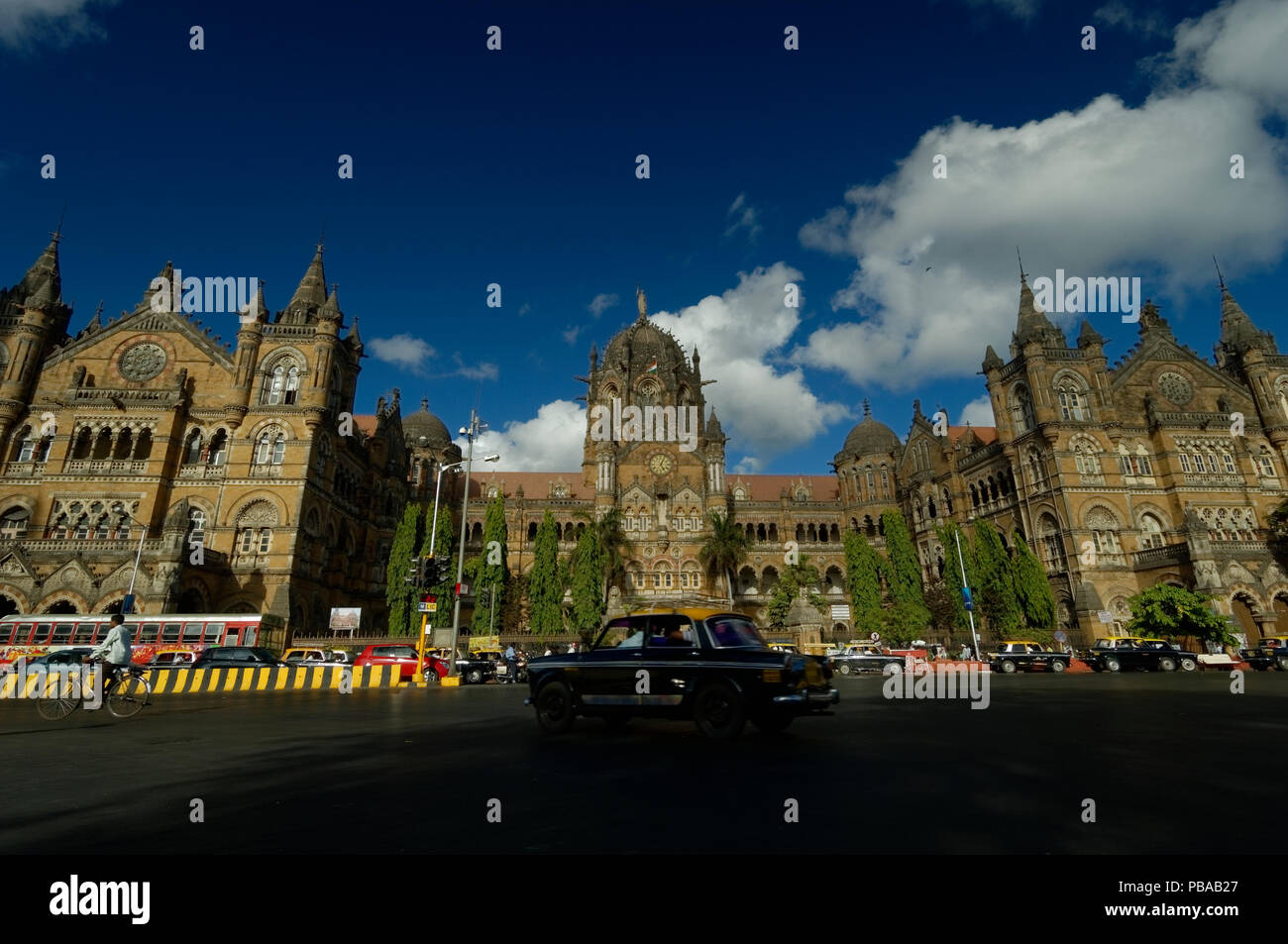 Chhatrapati Shivaji Terminus (CST) formerly Victoria Terminus a UNESCO ...