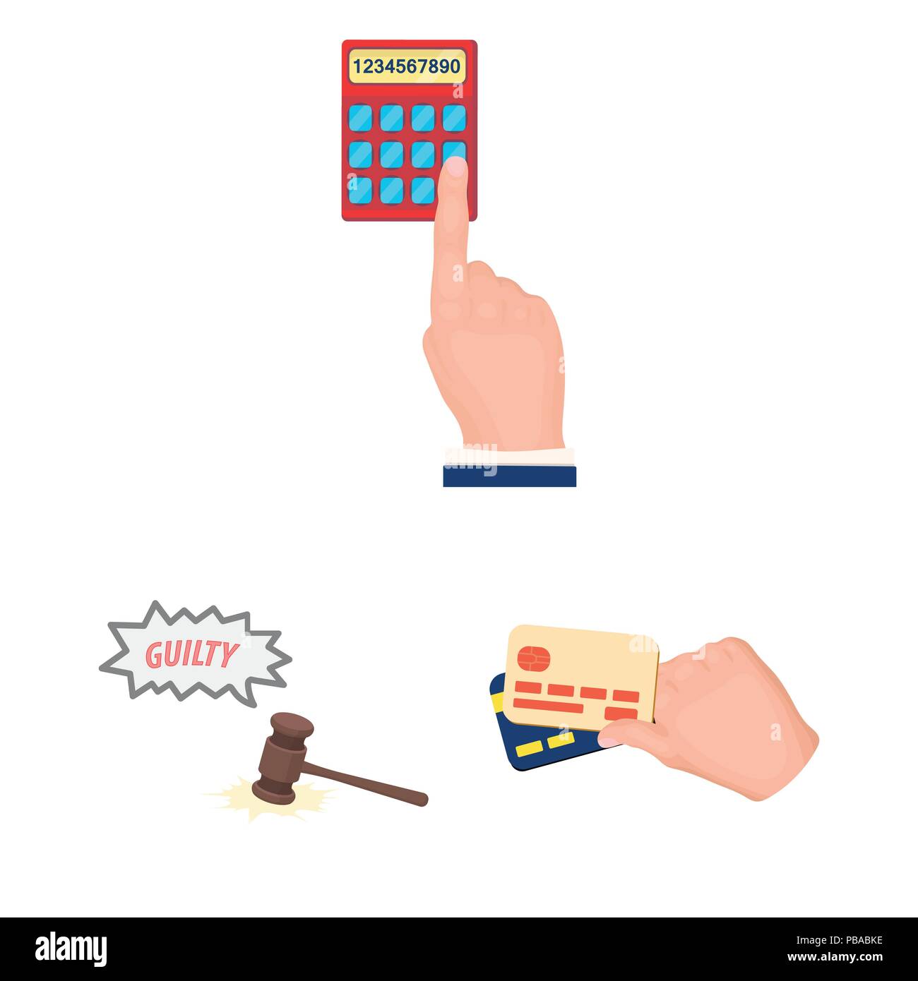 E-commerce and business cartoon icons in set collection for design ...