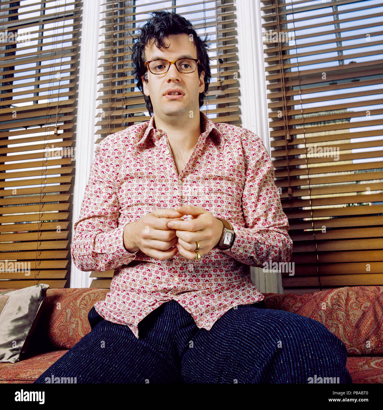 Marcus Brigstocke, English comedian, actor and satirist photographed in ...