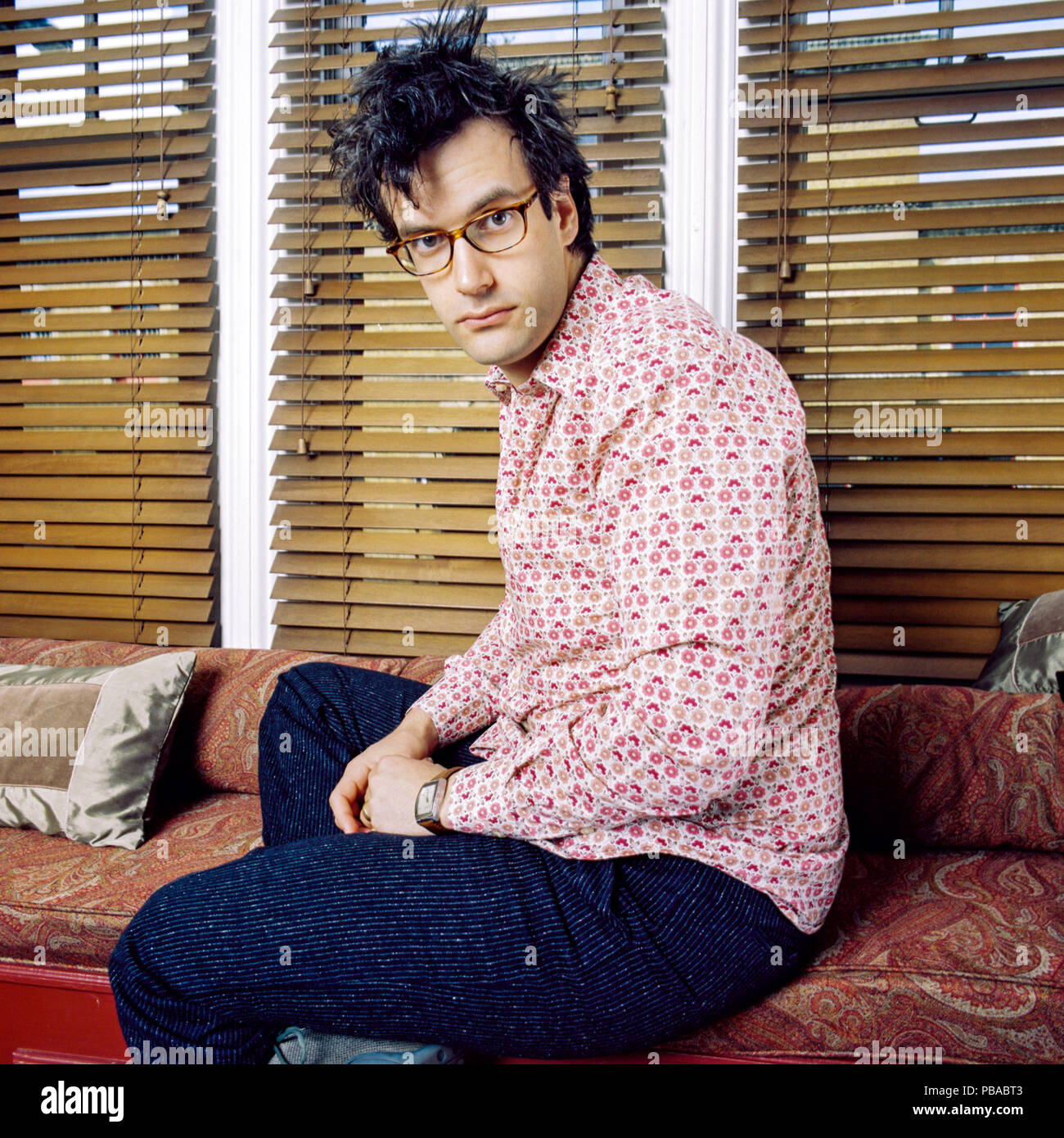 Marcus Brigstocke, English comedian, actor and satirist photographed in ...