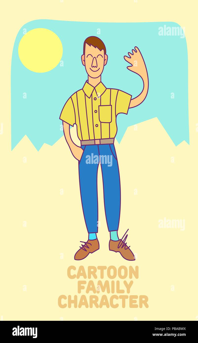 Vector Man Cartoon Character Stock Vector Image & Art - Alamy