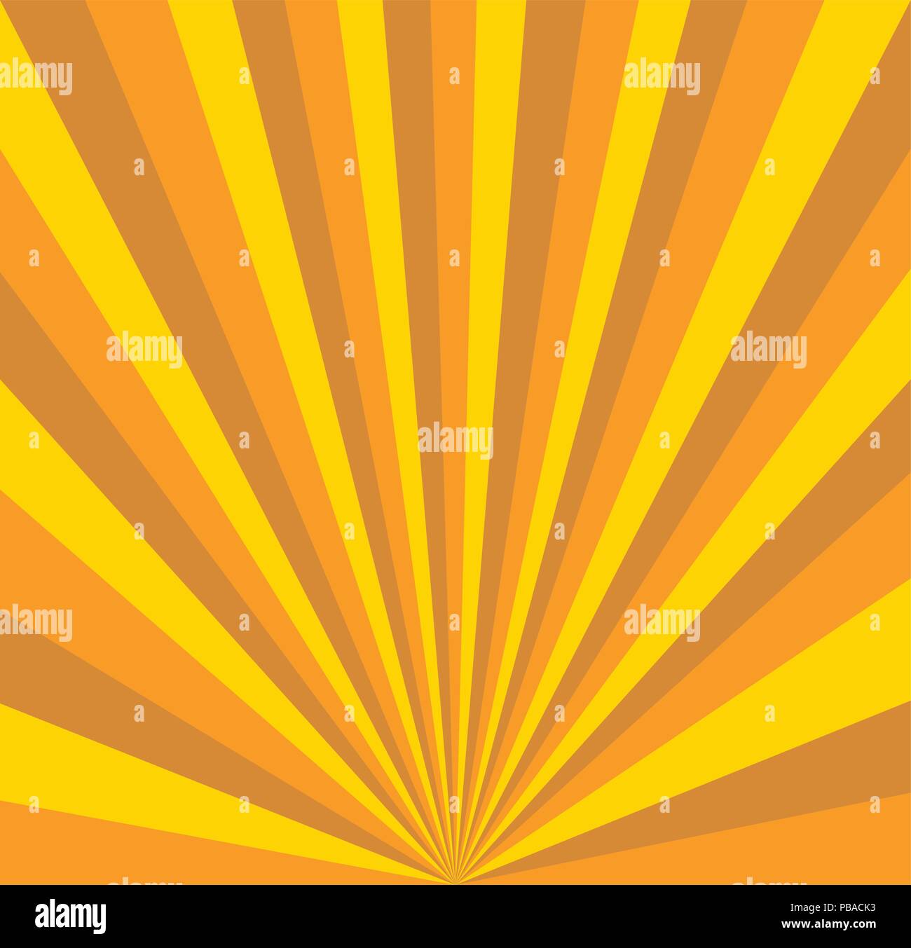 Ocher retro background. Vintage rays pattern Stock Vector Image & Art ...