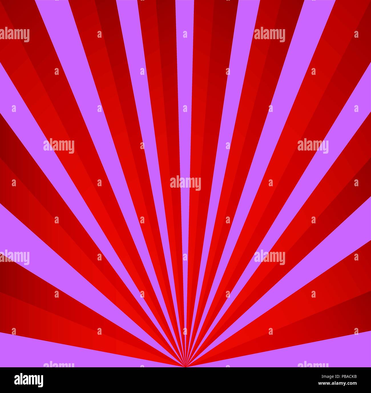 Red and violet retro background. Vintage rays pattern Stock Vector ...