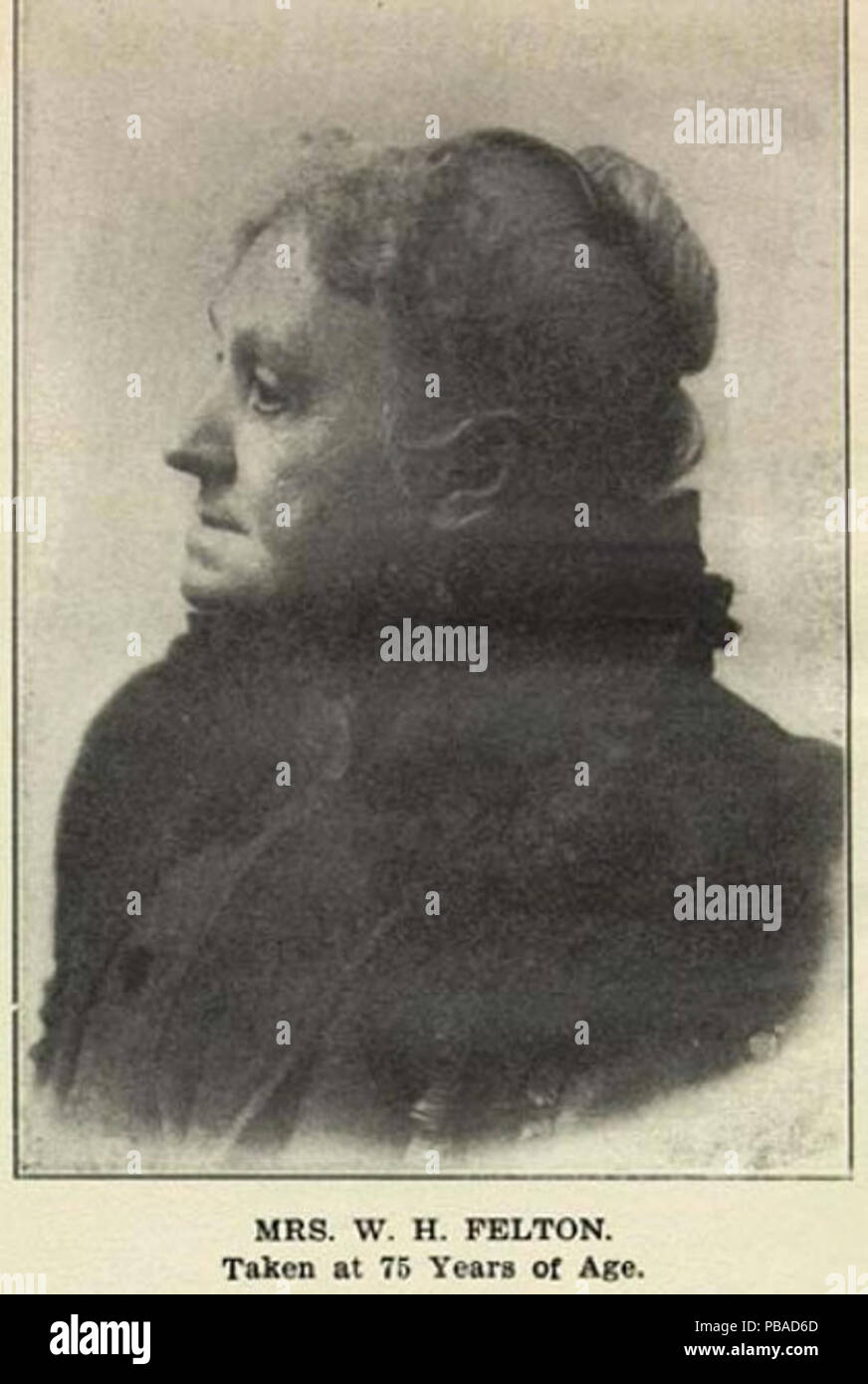 . English: Rebecca Latimer Felton. c.1910 . circa 1910 1067 Mrs. W.H ...